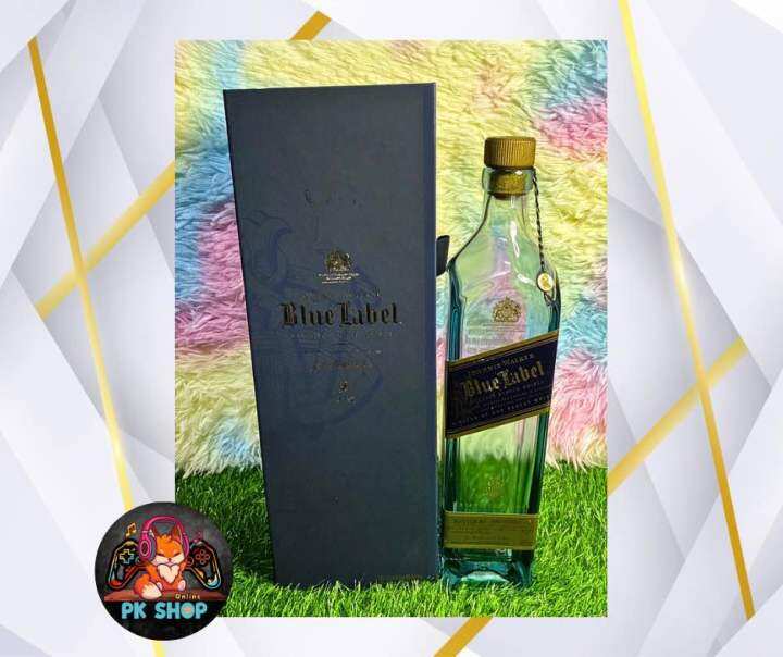 ขวดเหล้าเปล่า Blue Label - 750ml พร้อมกล่อง | Lazada.co.th