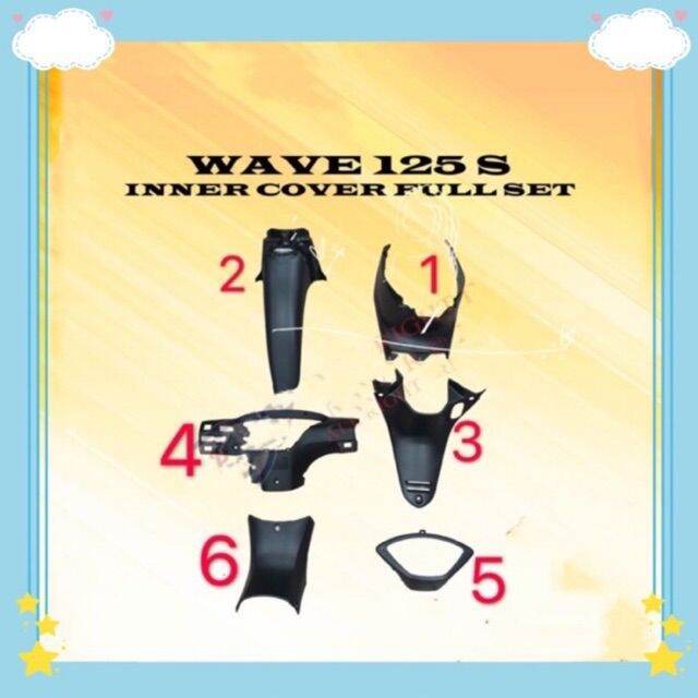 HONDA WAVE125 S WAVE125S WAVE 125-S WAVE 125 S W125S W125-S INNER COVER ...