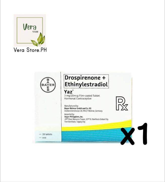 BAYER Yaz Pill | 28 Tablets | 1 Cycle | Lazada PH