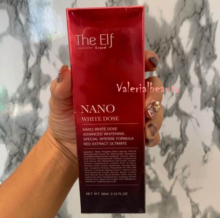 THE ELF NANO WHITE DOSE BODY SERUM 60ml | Lazada Indonesia
