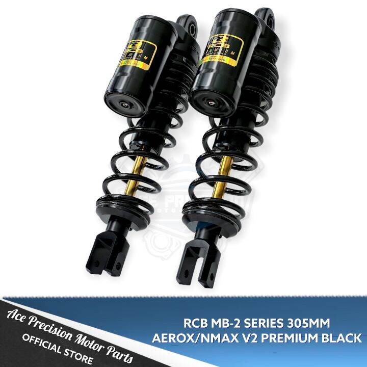 RCB Shock MB-2 Series Premium Black Edition Nmax V2/Aerox 305mm | Lazada PH