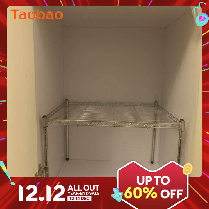 Kitchen Storage Shelf One-layer Partition Rack 30cm High Layer Rack ...