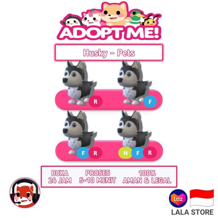 Adopt Me - Husky - Roblox | Lazada Indonesia