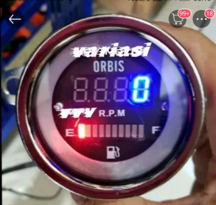 indikator digital amper bensin + rpm 12v | Lazada Indonesia