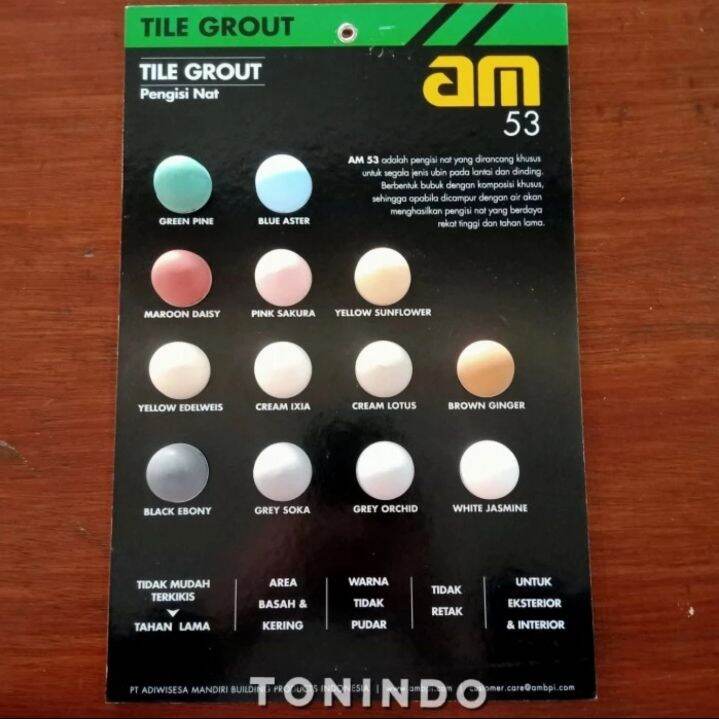 Pengisi Nat Keramik AM 53 Tile Grout 1kg | Lazada Indonesia
