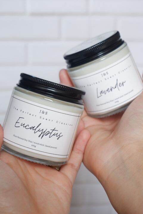 J&S CO. 100g Scented Candle Classic Scent | Lazada PH