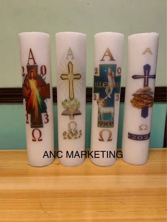 Paschal Candle 2023 3x15 (sold per piece) *Please Chat Your Chosen ...