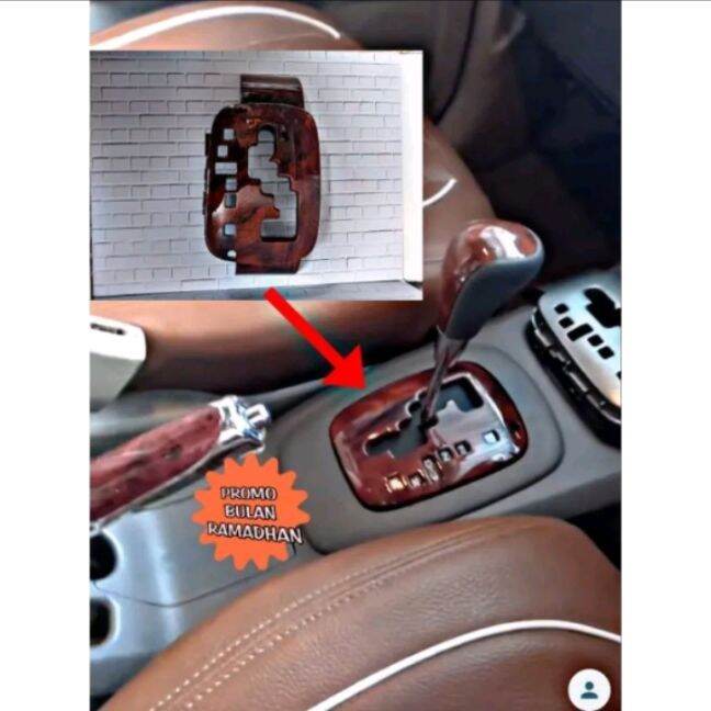 COVER TRANSMISI SEMUA MATIC TOYOTA RUSH TERIOS WARNA WOOD DAN CARBON ...
