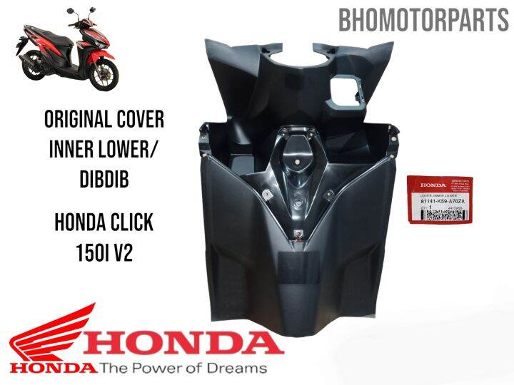 Original Cover Inner Lower/Dibdib Honda Click 150i V2 GC | Lazada PH