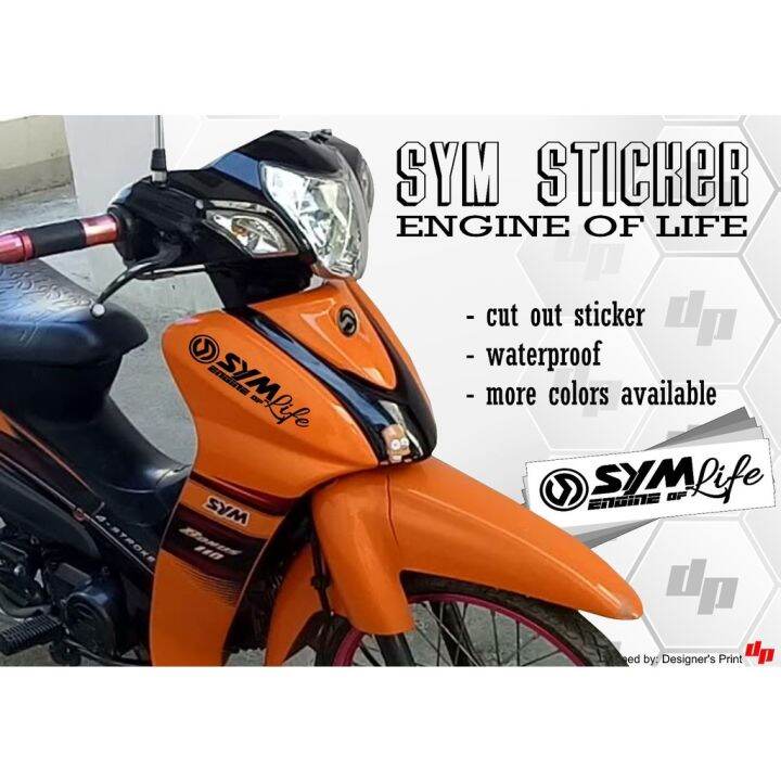 SYM sticker - SYM decal | Lazada PH