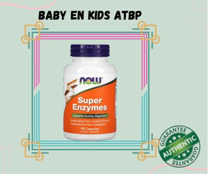 Now Foods Super Enzymes 90 Capsules | Lazada PH