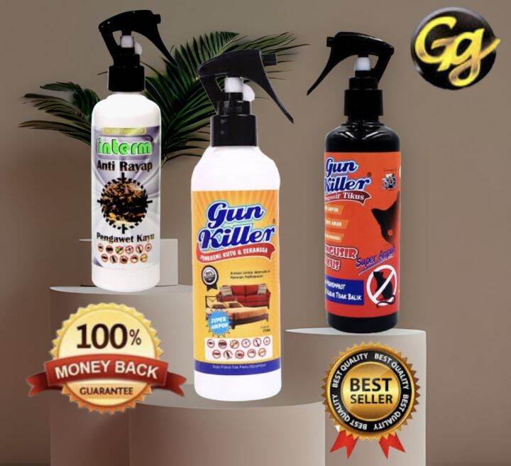 Gun Kille pembasmi kutu kasur spray paling ampuh, racun rayap, racun ...