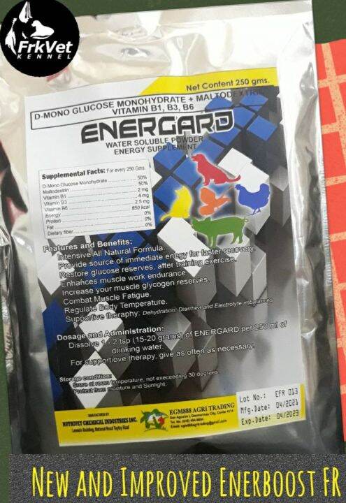 Energard Dog Energy Supplement with Vitamin B1 B3 B6 Water Soluble ...