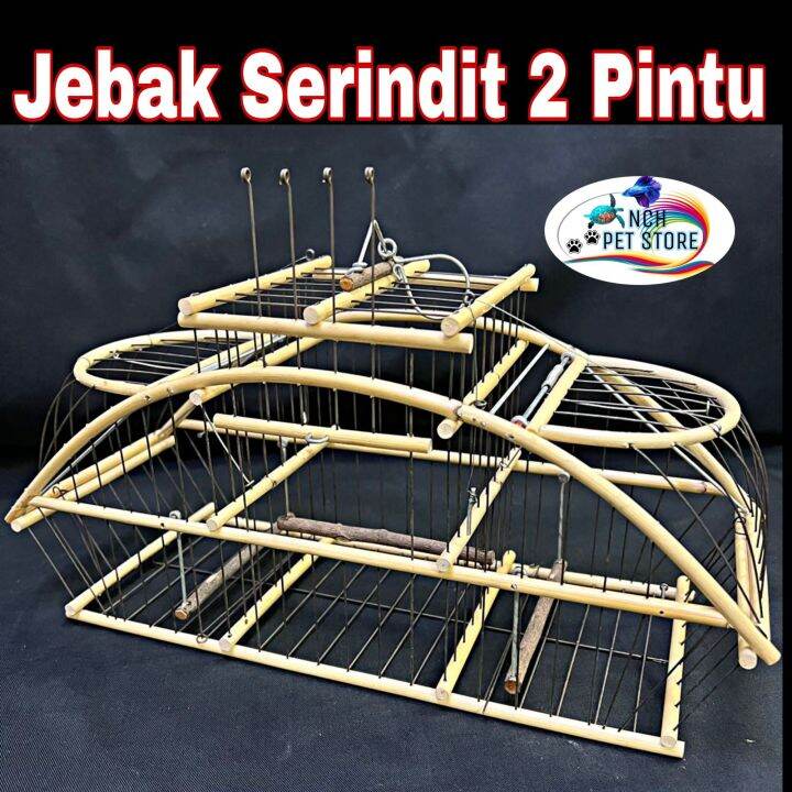 (Ready stock)jebak burung serindit 2in1 | Lazada