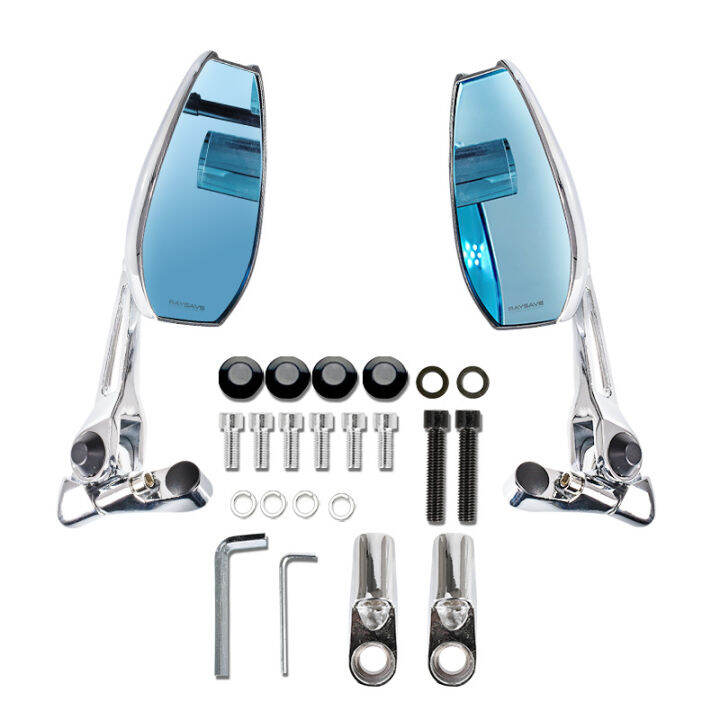 กระจกไฟฟ้า HD กันแสงสะท้อนกระจกข้างมอเตอร์ไซค์อะลูมินัมอัลลอย N1S กระทิง/NQI/UQI/U + B/ 009 Ubah ...