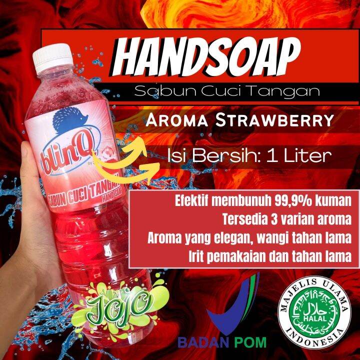 Sabun Cuci Tangan | HANDSOAP ANTIBACTERIAL 1000 ML | Kemasan Praktis ...