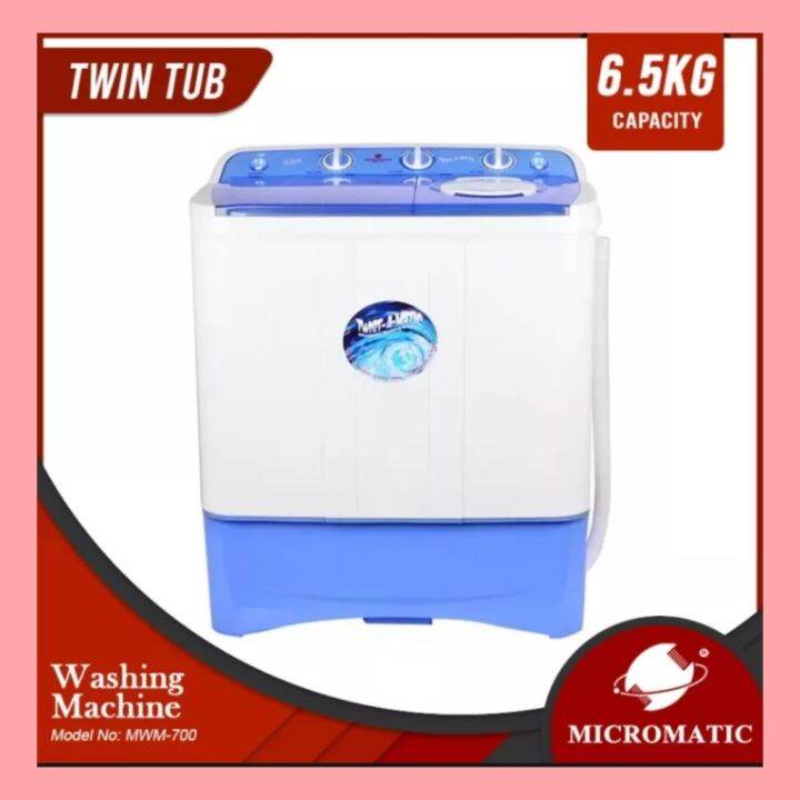 MICROMATIC TWIN TUB WASHING MACHINE | Lazada PH