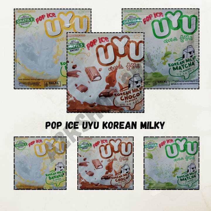 A2rshop.Sby | Pop Ice Uyu Korean Milky Renceng New Isi 10 | Lazada ...