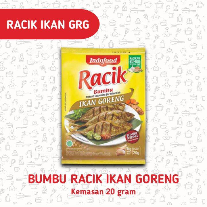 bumbu racik ikan goreng 20gr / Indofood racik ikan goreng | Lazada ...