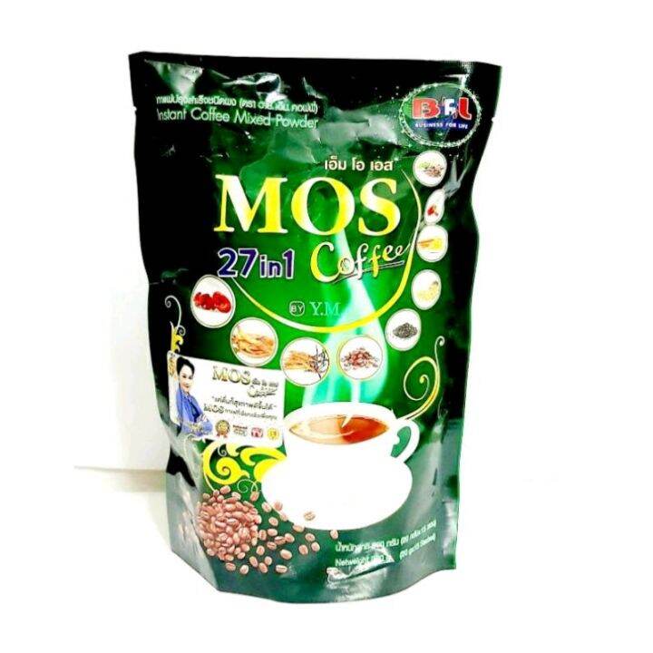 กาแฟปรุงสำเร็จ27in1(MOS)300กรัม | Lazada.co.th