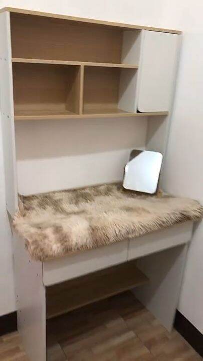 Computer desk bookshelf integrated simple home bedroom small student ...