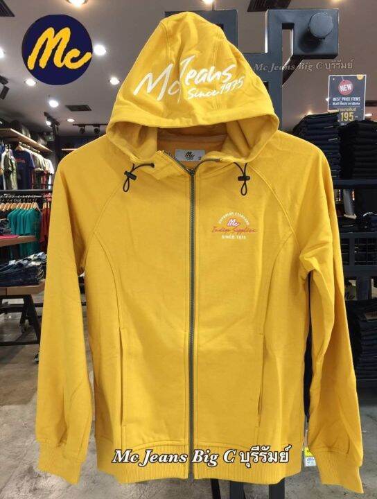 เสื้อฮู้ดดี้ Mc jeans ของแท้ 💯 % (มีบริการเก็บเงินปลายทาง) | Lazada.co.th