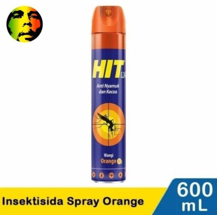 Hit obat nyamuk spray 600 orange | Lazada Indonesia