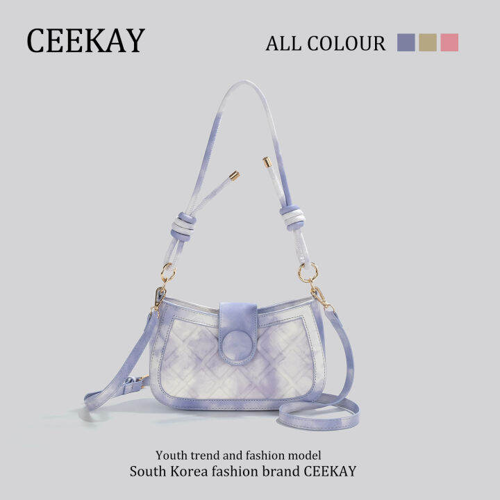 Ceekay กระเป๋าใต้วงแขนของแท้แนววินเทจไล่ระดับสีดูแพงออกแบบพิเศษกระเป๋า ...