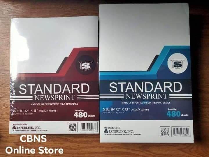 STANDARD NEWSPRINT 48.8 gsm | Lazada PH