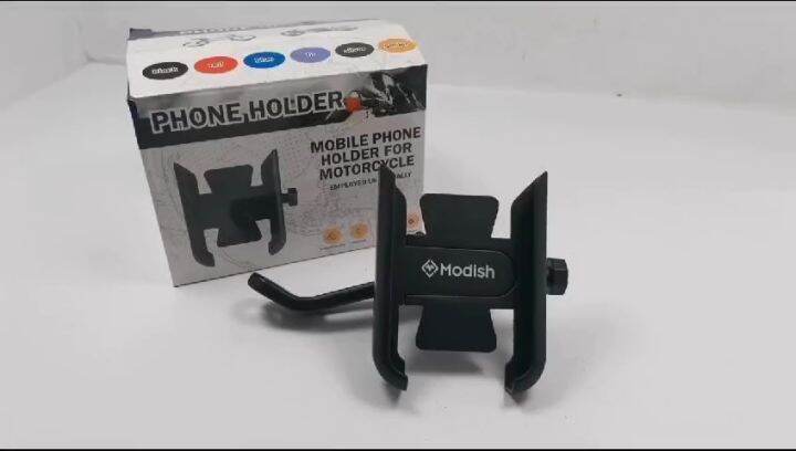 Holder Hp Motor Besi Stang Full Alumunium Dudukan Penahan Hp Holder Spion Motor Universal ...