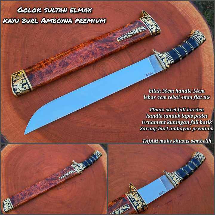 golok sembelih ELMAX super premium siap pakai | Lazada Indonesia