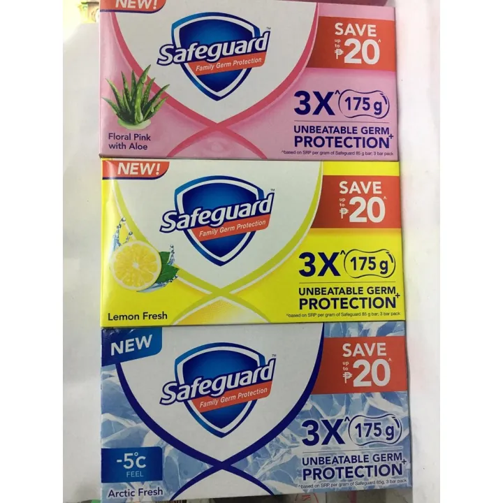 Safeguard Bar Soap Tripid Pack 175gx3 | Lazada PH