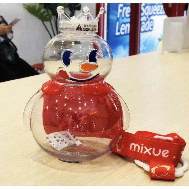 RY - tumbler mixue snow king / botol minum boneka mixue snowking 700ml ...