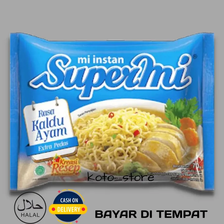 Supermie rasa kaldu ayam 1 dus isi 40 bungkus | Lazada Indonesia