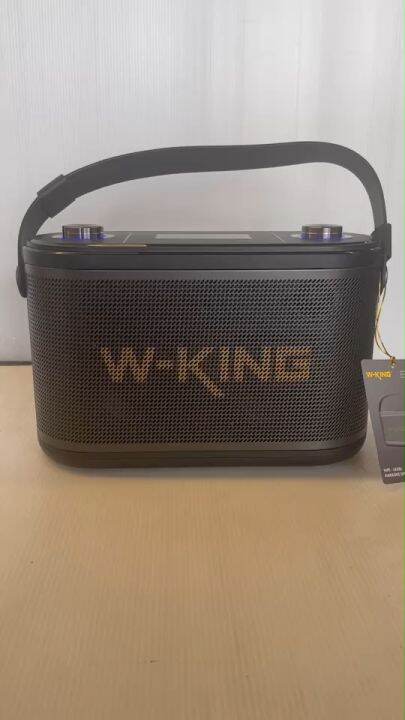[ รุ่นใหม่ล่าสุด ]W-king H10s ลำโพงบลูทูธ พร้อมไมค์โครโฟน1 อันให้ในชุด + รีโมต+กรเะเป๋าใส่ลำโพง ...