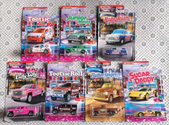 MATCHBOX TOOTSIE ROLL POP, JUNIOR MINTS, BABY RUTH #AUSTIN MINI VAN # ...