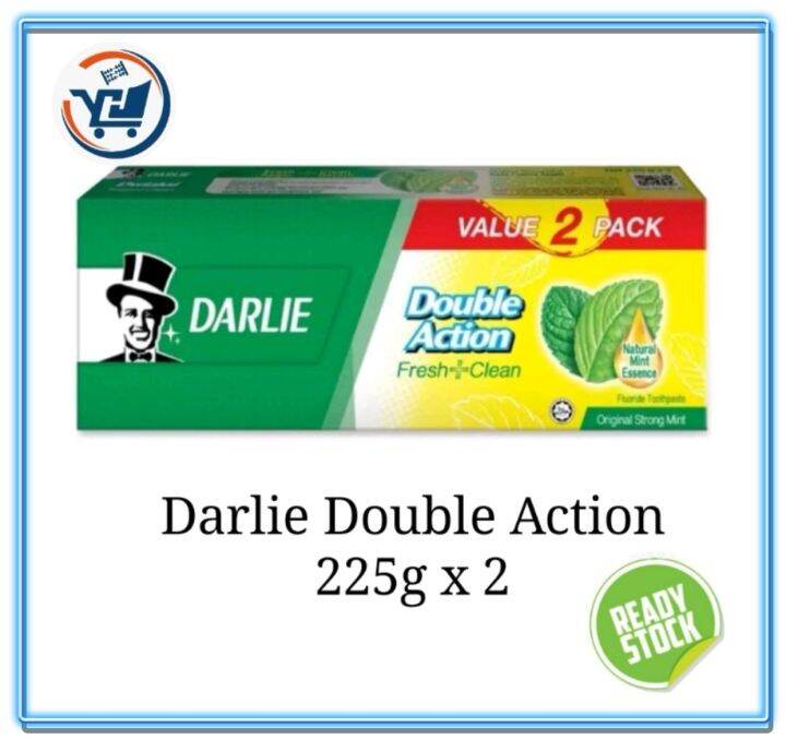 Darlie Double Action 225g x 2 | Lazada