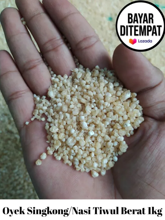 OYEK SINGKONG/NASI TIWUL BERAT 1 KG / JAJAN TRADISIONAL / JAJANAN JADUL ...