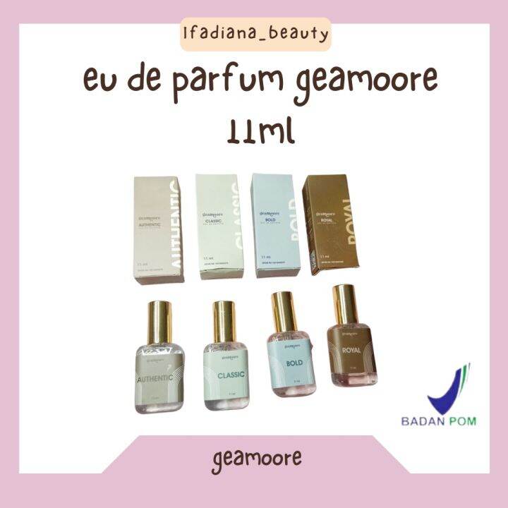 Eu de parfum edp parfum geamoore classic bold authentic royal 11ml ...