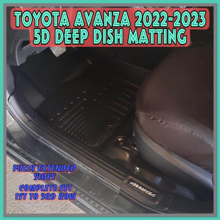 TOYOTA AVANZA 2022-2023 5D DEEP DISH MATTING | Lazada PH