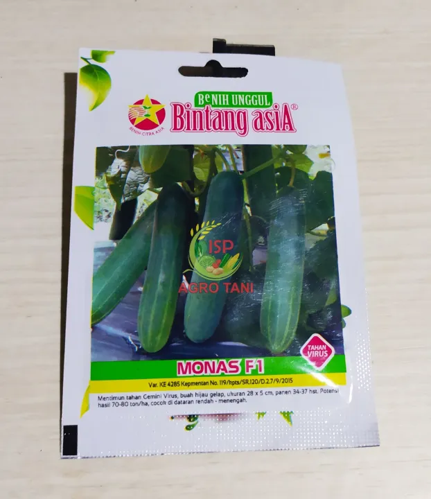 Biji Timun MONAS F1 kemasan 2,5 gram utuk tanam di pekarangan | Lazada ...