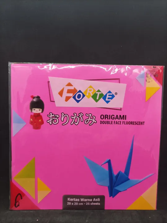 Kertas origami forte isi 25 lembar | Lazada Indonesia