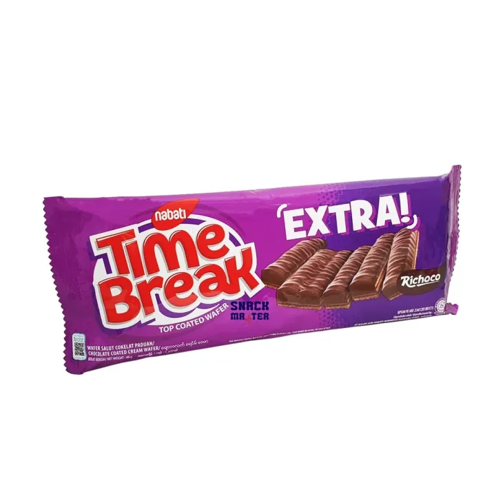 Snack wafer coklat nabati time break extra (48gr) snack enak dan murah ...