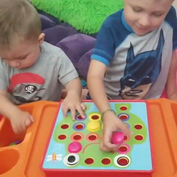 Button puzzle Color Classification toy Preschool Early Educational ...