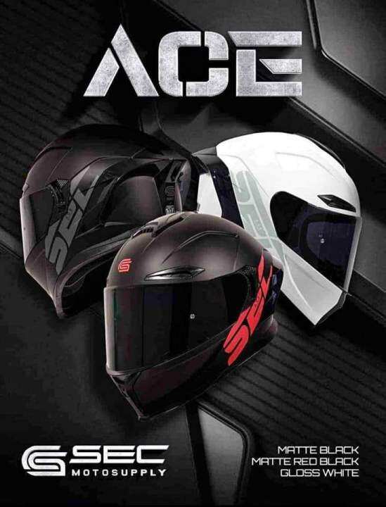 SEC ACE HELMET FULLFACE ORIGINAL | Lazada PH