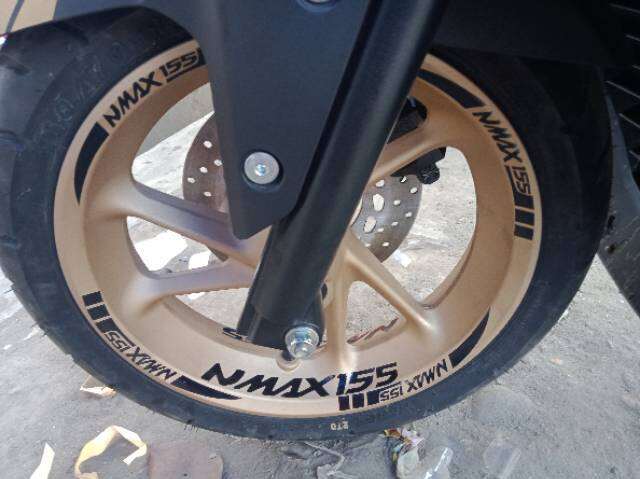 stiker VELG NMAX HITAM VELG GOLD | Lazada Indonesia