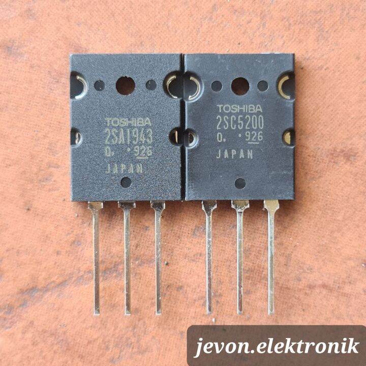 IC Toshiba 2SA1943 2SC5200 III 150 Watt KW3 1 SET Japan Transistor SA ...