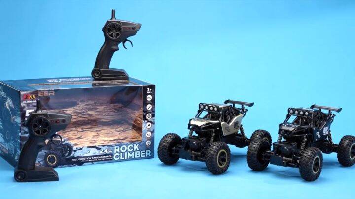 Mainan Mobil Remot Besar 4WD RC Buggy Off-road Rock Climber 2.4GHz Remote Control Dengan Lampu ...