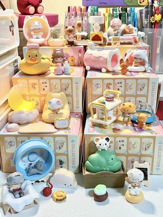 POPMART Mini Me Dimoo Cat Paradise Series 泡泡玛特 Dimoo 猫猫乐园系列 盲盒 | Lazada