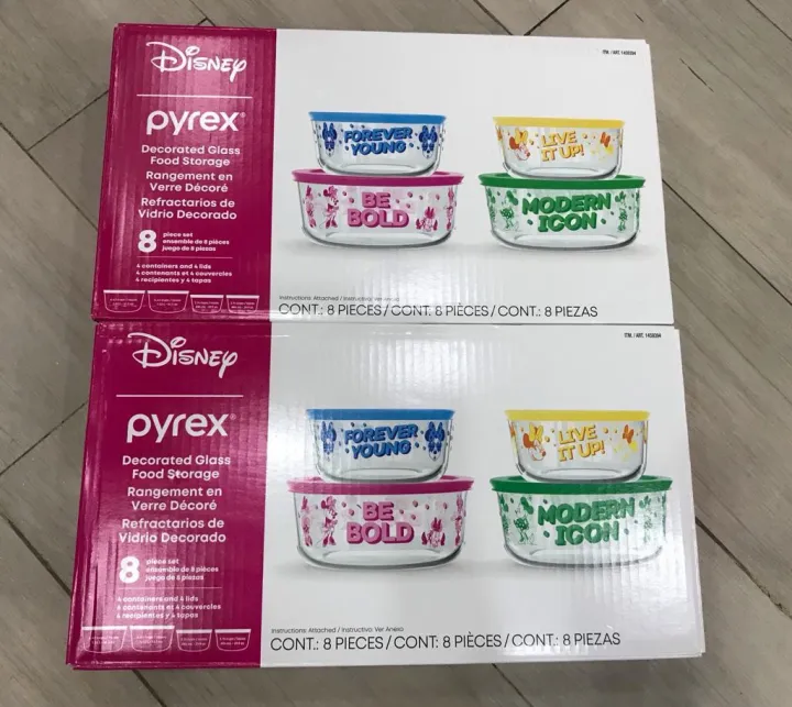 Pyrex x Disney Decorated Glass Food Storage Limited Edition | Lazada PH